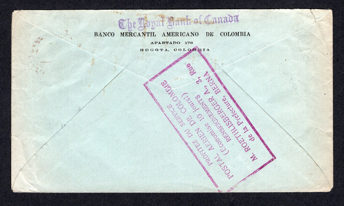 COLOMBIAN AIRMAILS - SCADTA stamps, covers and philately – Latin ...