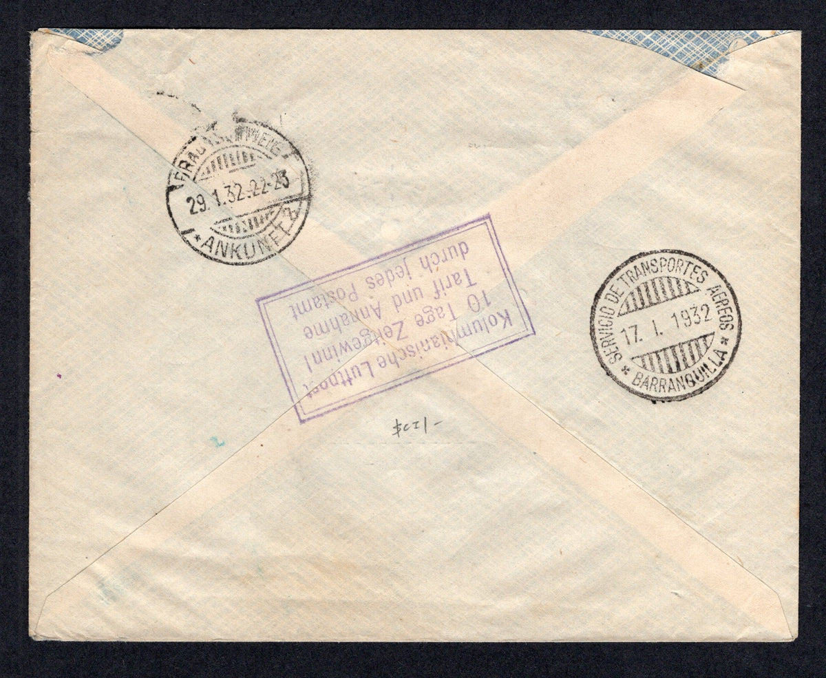 COLOMBIAN AIRMAILS - SCADTA stamps, covers and philately – Latin ...