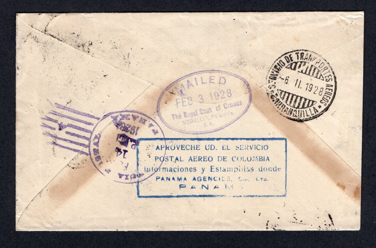 COLOMBIAN AIRMAILS - SCADTA stamps, covers and philately – Latin ...
